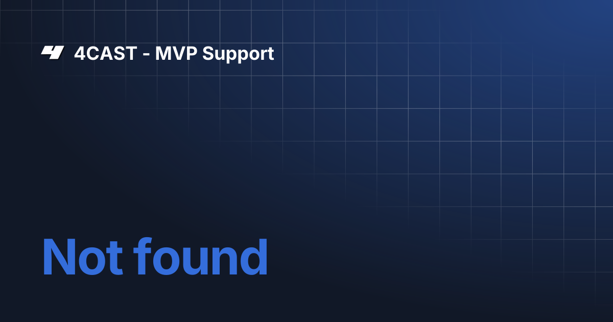Device I/O | 4CAST - MVP Support